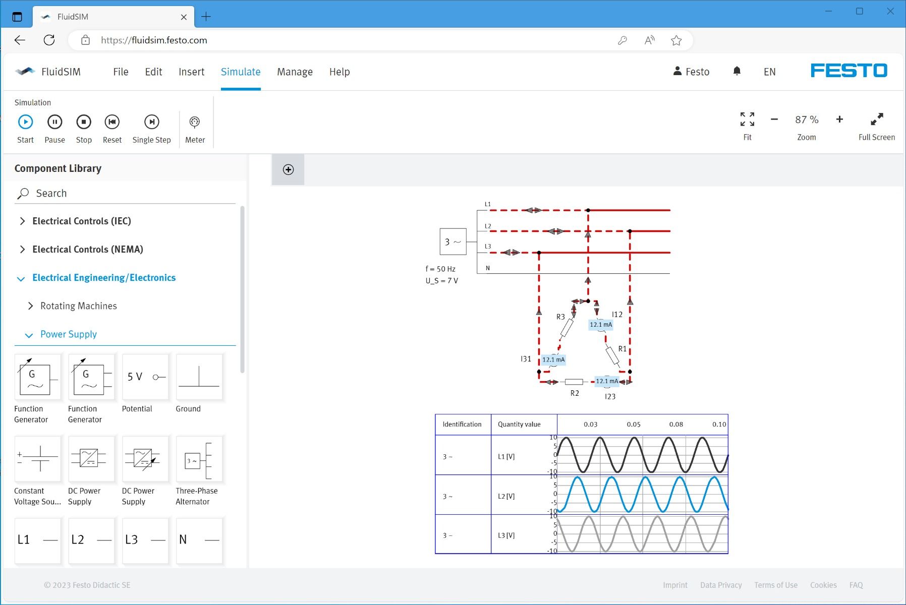 Fluidsim Festo FluidSIM 4 Pneumatics