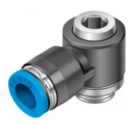 Push-in L-fitting