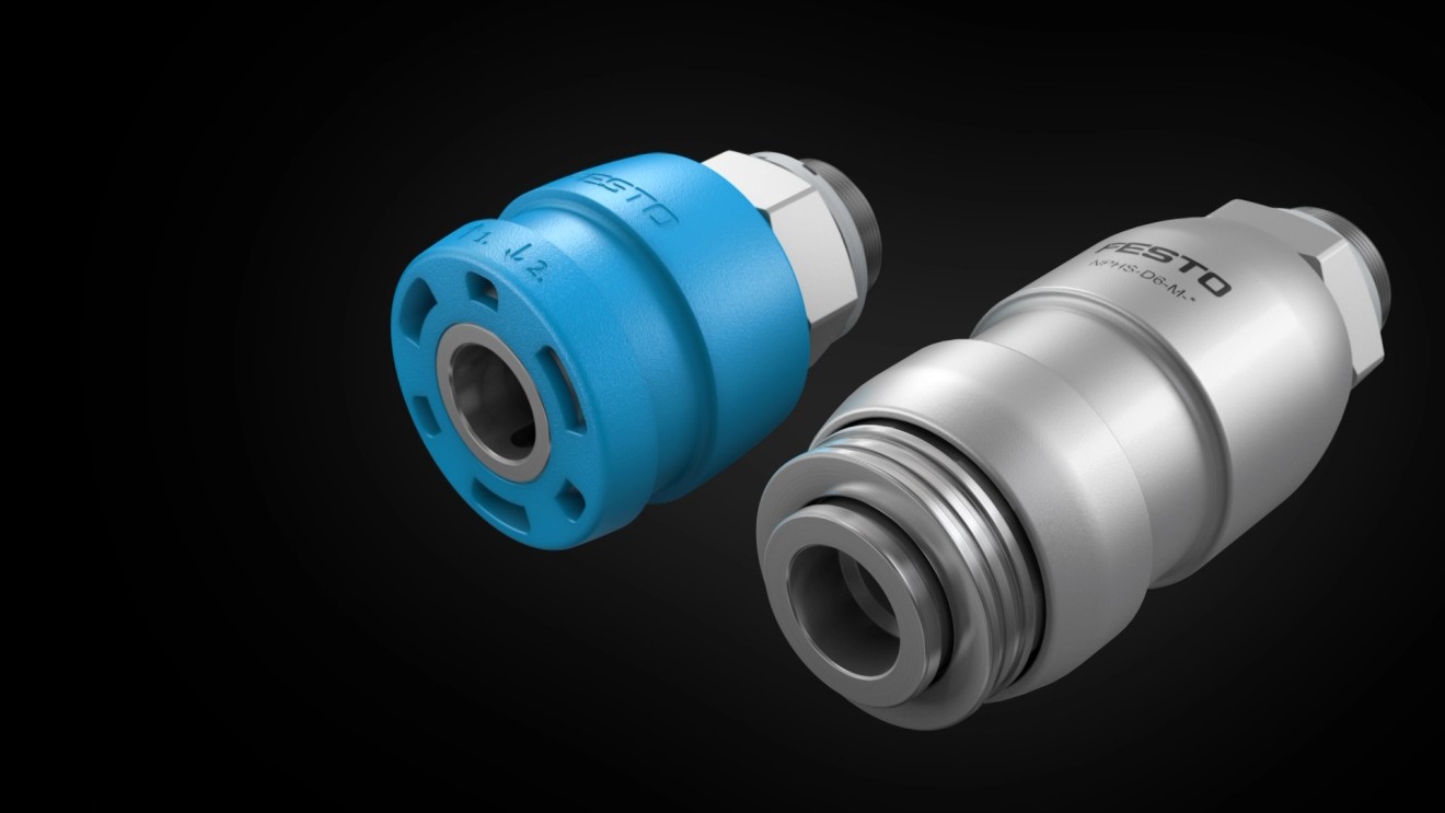 Buy Coupling socket, quick coupling plug NPHS online | Festo USA