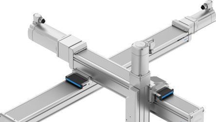 3D handling system with ball screw and toothed belt axes ELGD