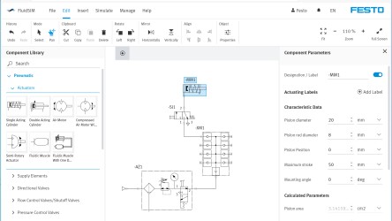 ซอฟต์แวร์จำลอง FluidSIM | Festo TH