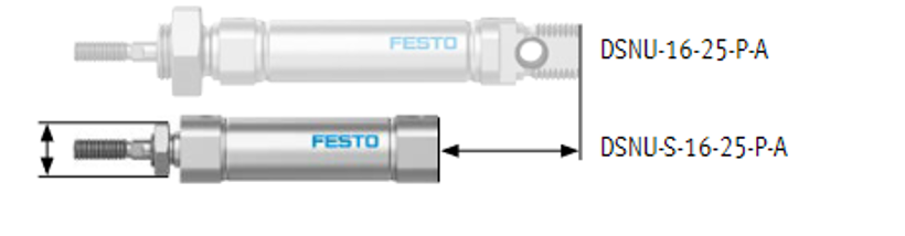 DSNU-S: Cilindro redondo dupla-ação | Festo PT