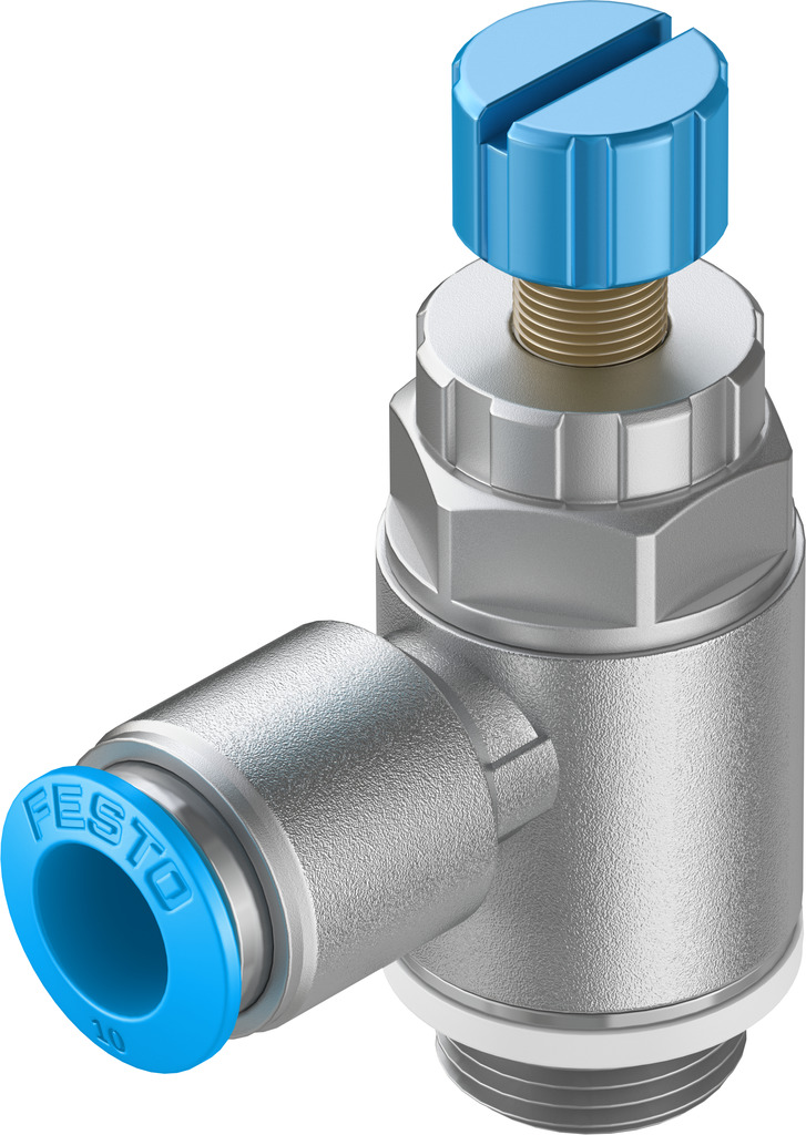 One-way flow control valve GRLA-3/8-QS-10-RS-D | Festo USA