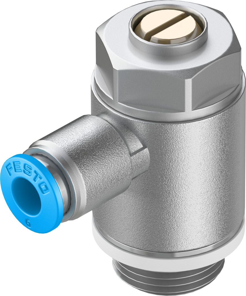 One-way flow control valve GRLA-3/8-QS-6-D | Festo USA