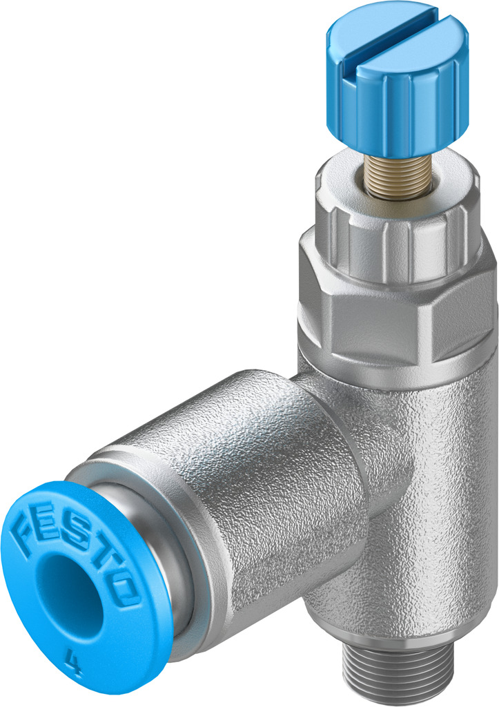 One-way flow control valve GRLA-M5-QS-4-RS-D | Festo USA