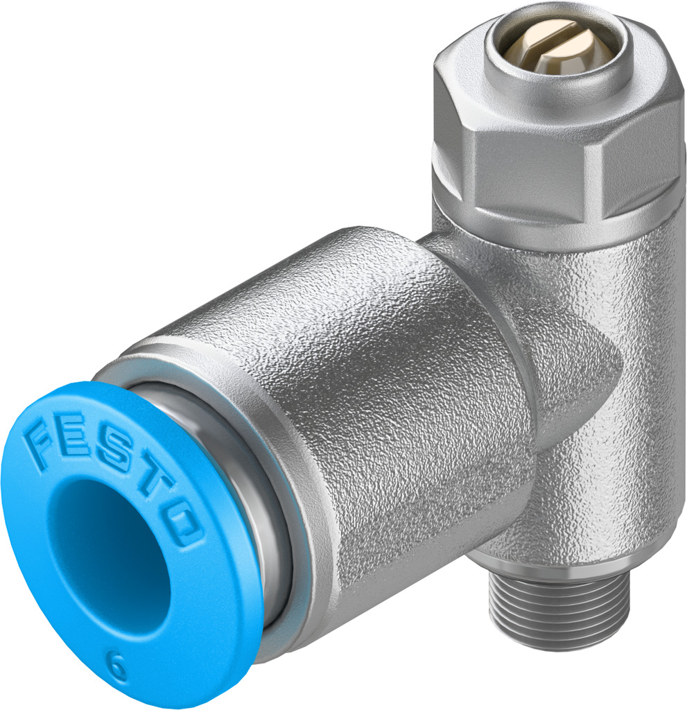One-way flow control valve GRLZ-M5-QS-6-D | Festo USA