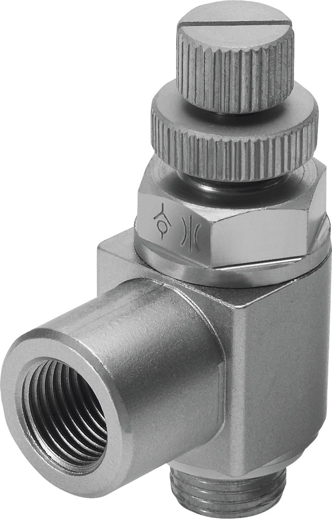 One-way flow control valve GRLZ-1/8-RS-B | Festo USA