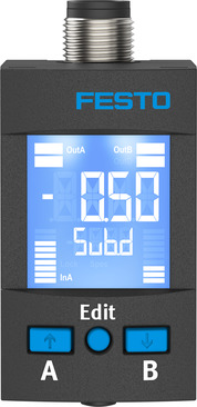 Pressure sensor SPAU-P10R-W-G18FD-L-PNLK-PNVBA-M12U | Festo USA