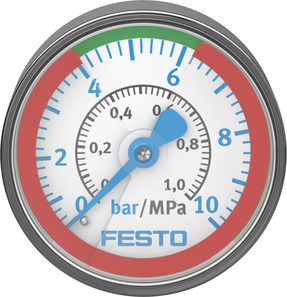 Pressure gauge PAGN-26-10-P10-RG | Festo USA