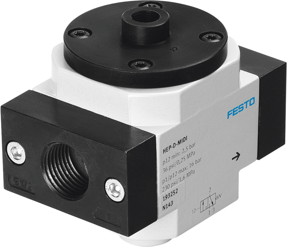 Shut off valve HEP-1/2-D-MIDI | Festo USA