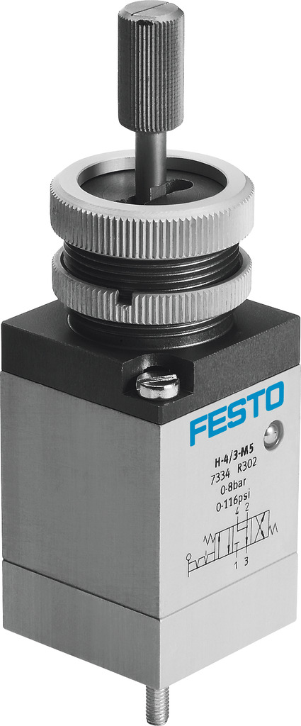 Finger lever valve H-4/3-M5 | Festo USA