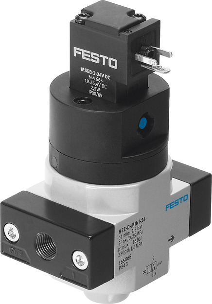 Shut off valve HEE-1/4-D-MINI-24 | Festo USA