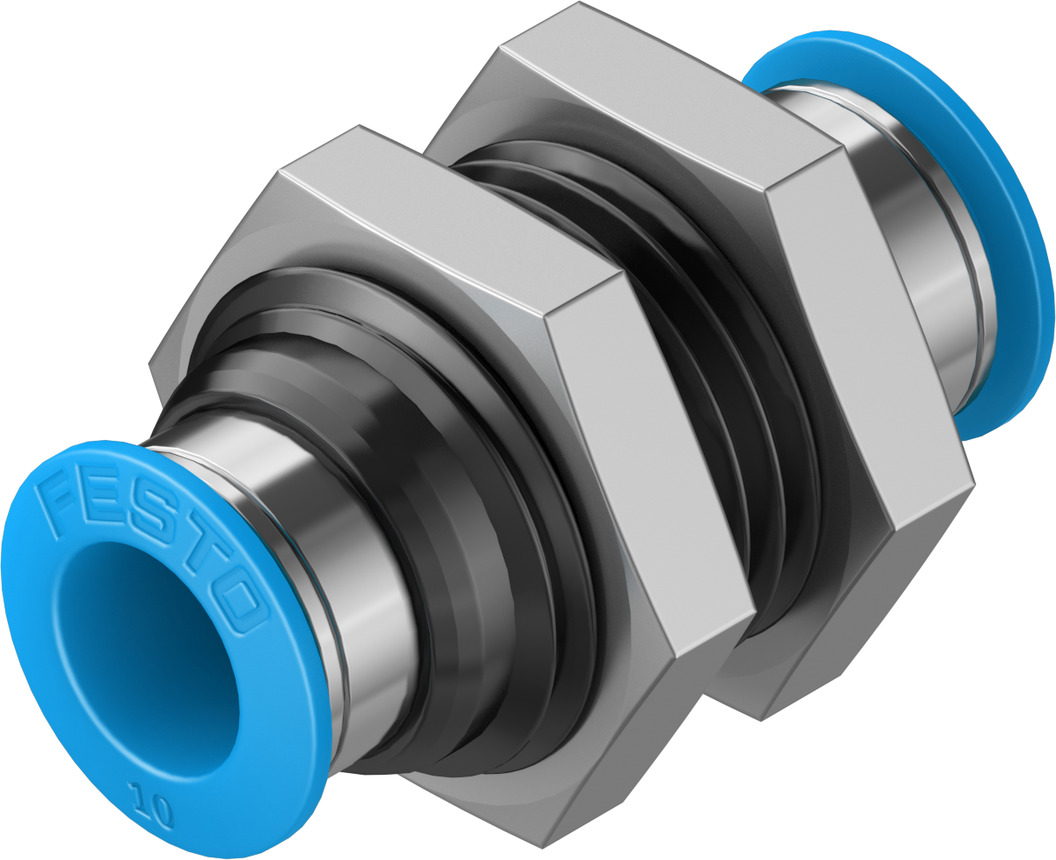 Push-in bulkhead connector QSS-10 | Festo USA