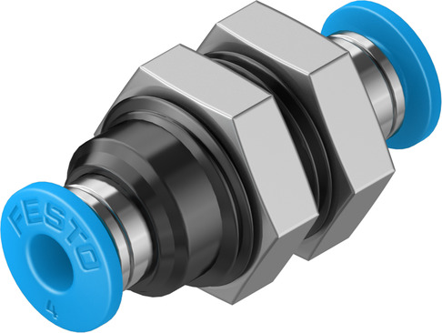 Push-in bulkhead connector QSS-4 | Festo USA