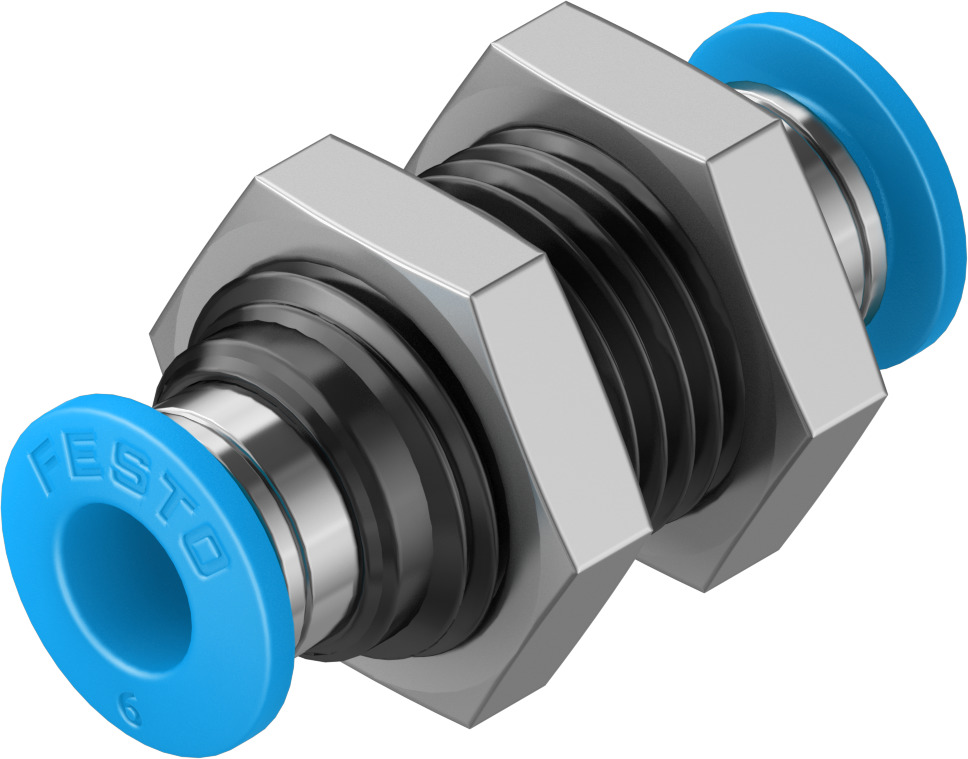Push-in bulkhead connector QSS-6 | Festo USA