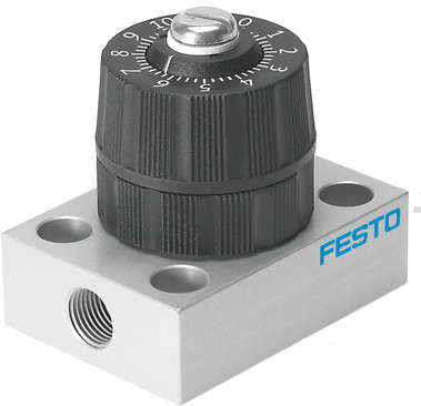 Precision needle valve GRPO-70-1/8-AL | Festo USA