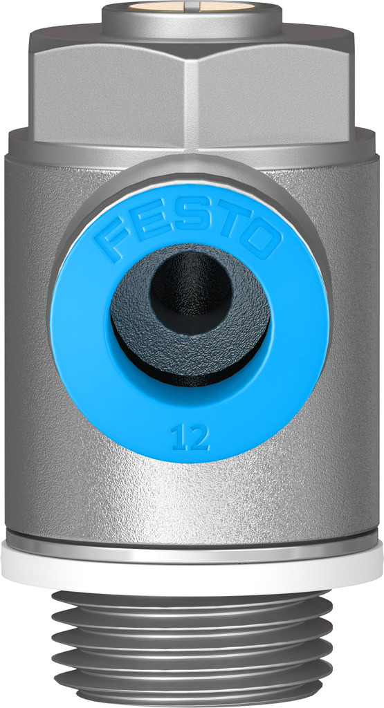 One-way flow control valve GRLA-1/2-QS-12-D | Festo USA