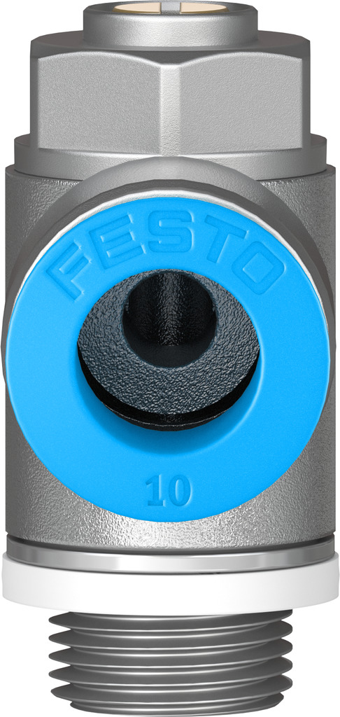 One-way flow control valve GRLA-1/4-QS-10-D | Festo USA