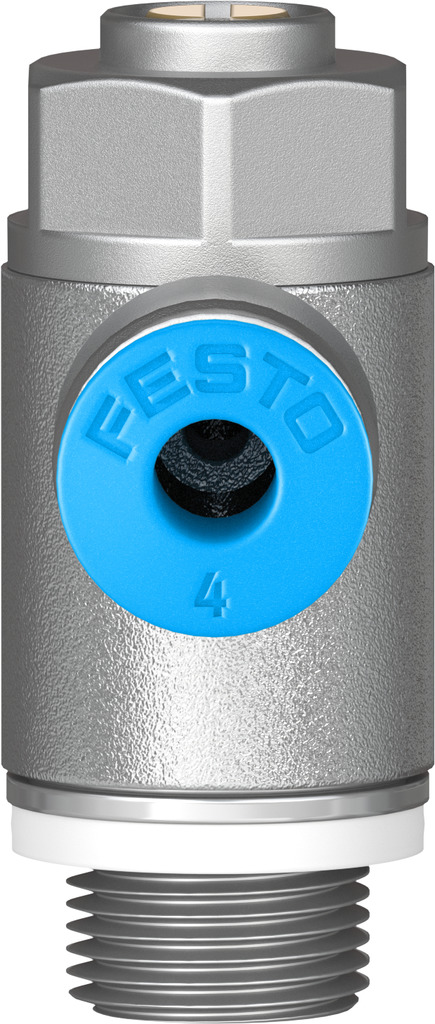 One-way flow control valve GRLA-1/8-QS-4-D | Festo USA