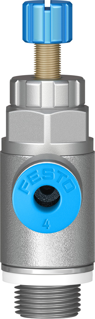 One-way flow control valve GRLA-1/8-QS-4-RS-D | Festo USA