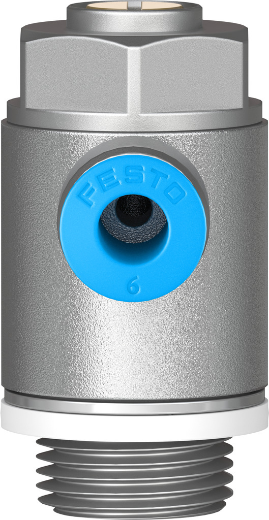 One-way flow control valve GRLA-3/8-QS-6-D | Festo USA