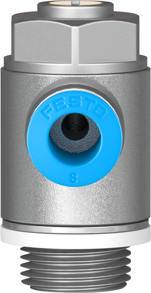 One-way flow control valve GRLA-3/8-QS-8-D | Festo USA