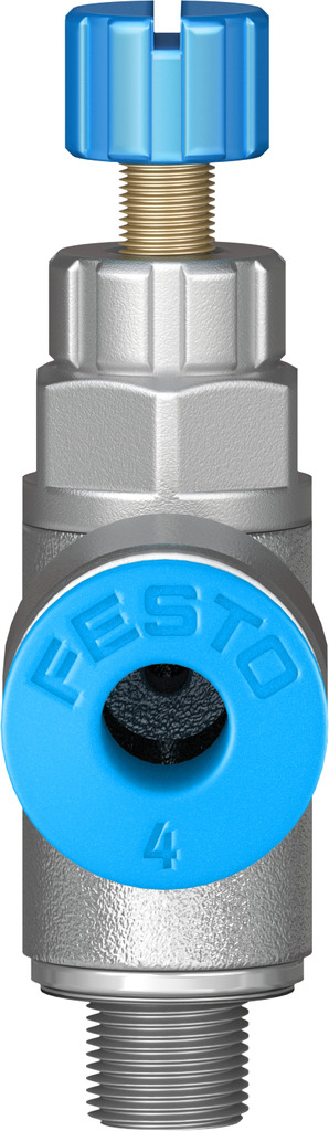 One-way flow control valve GRLA-M5-QS-4-RS-D | Festo USA