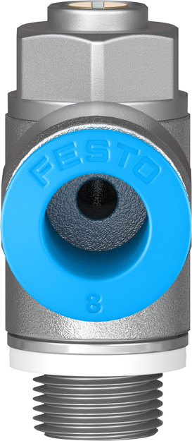 One-way flow control valve GRLZ-1/8-QS-8-D | Festo USA