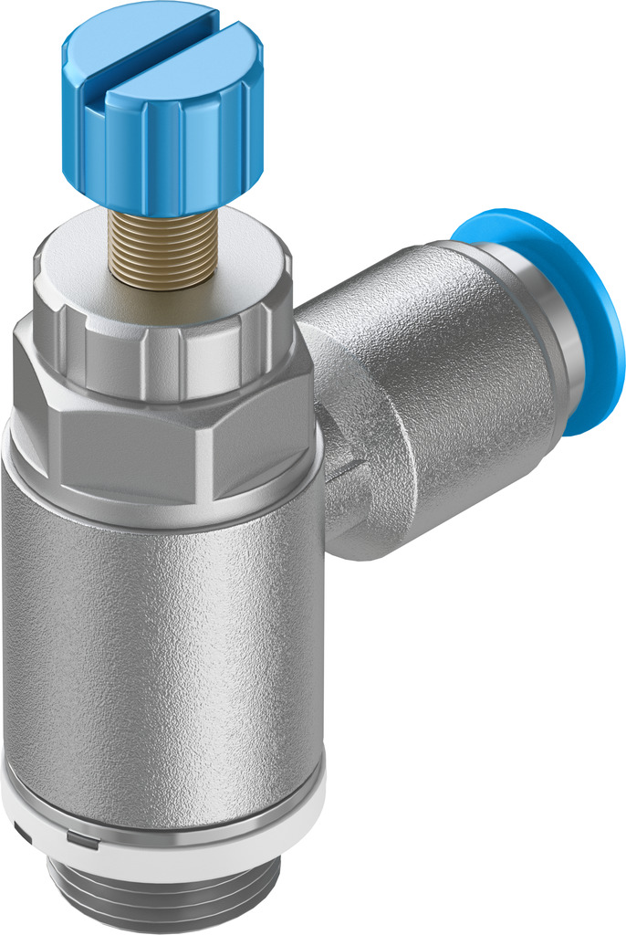 One-way flow control valve GRLA-1/4-QS-6-RS-D | Festo USA