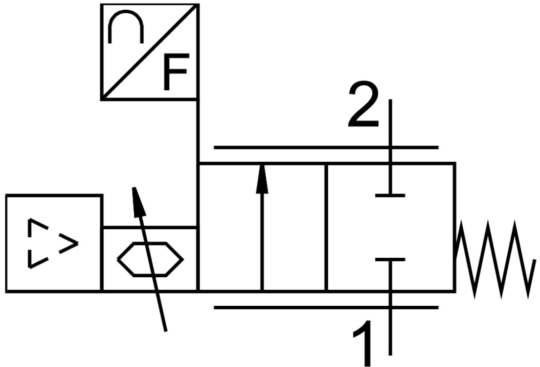 Proportional flow control valve VEMD-L-6-14-20-D21-M5-1-R1-V4 | Festo USA