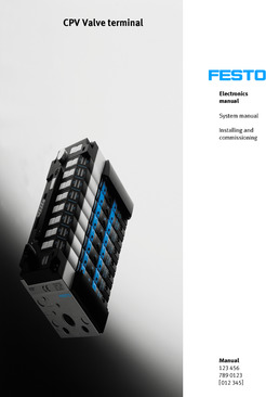 Buy Description of valve manifold CPV online | Festo USA