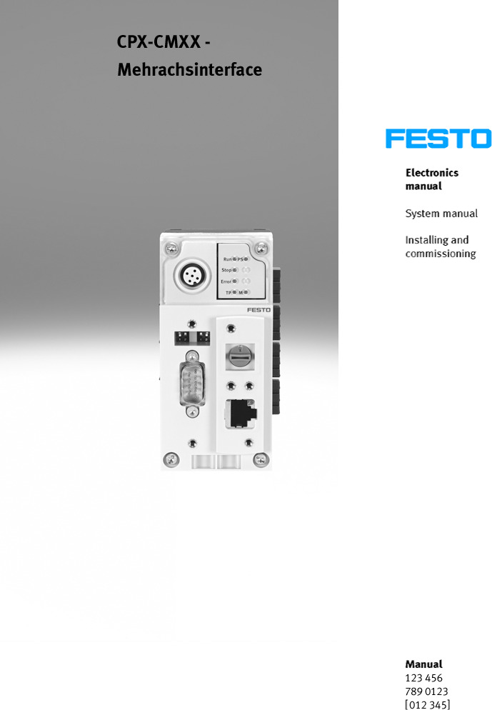Buy Description of motion controller CPX online | Festo USA