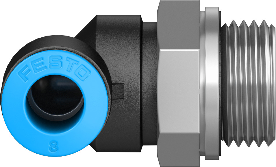 Push-in L-fitting QSL-G3/8-8 | Festo USA