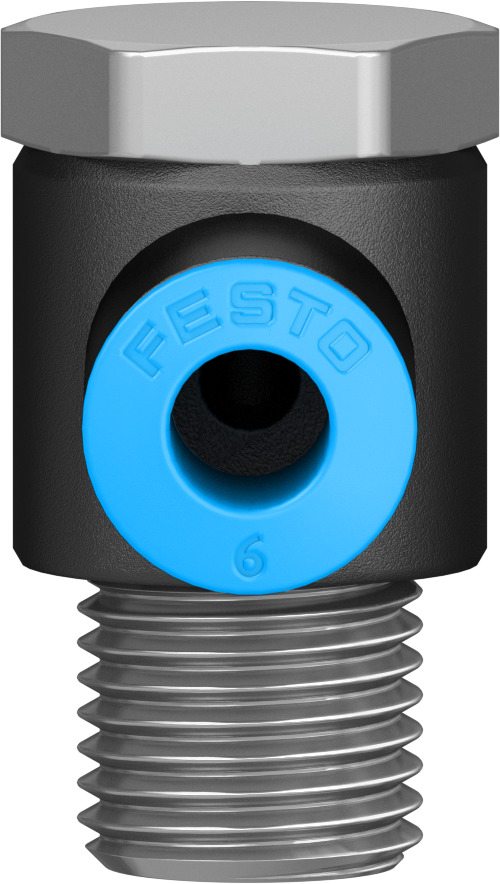Push-in L-fitting QSLV-1/4-6 | Festo USA
