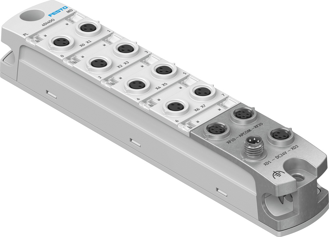 Digital input/output module CPX-AP-I-4DI4DO-M8-3P | Festo USA