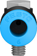 Push-in L-fitting QSLV-M5-6 | Festo USA