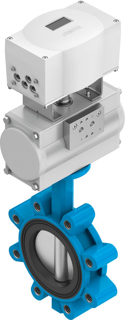 Buy Actuated butterfly valve KVZA online | Festo USA