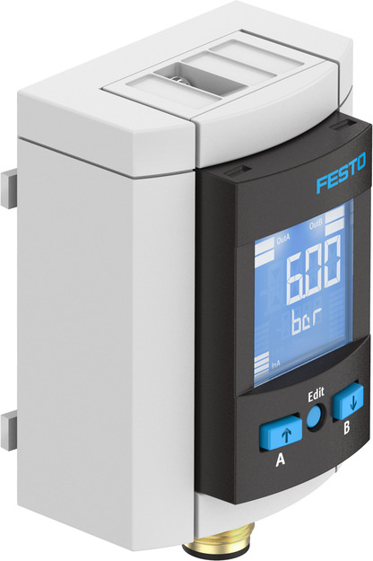 Pressure sensor SPAU-P10R-MS6-F-L-PNLK-PNVBA-M12D | Festo USA