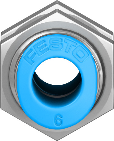 Push-in bulkhead connector QSMS-6 | Festo USA