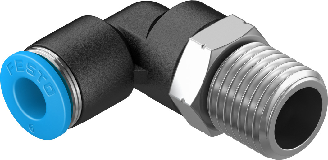 Push-in L-fitting QSL-1/4-6 | Festo USA