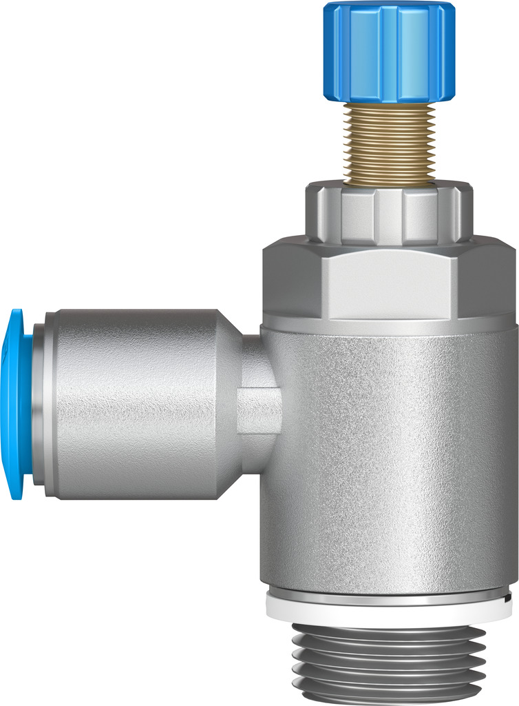 One-way flow control valve GRLA-1/2-QS-12-RS-D | Festo USA