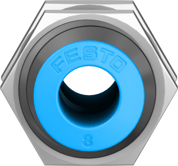 Push-in bulkhead connector QSS-8 | Festo USA