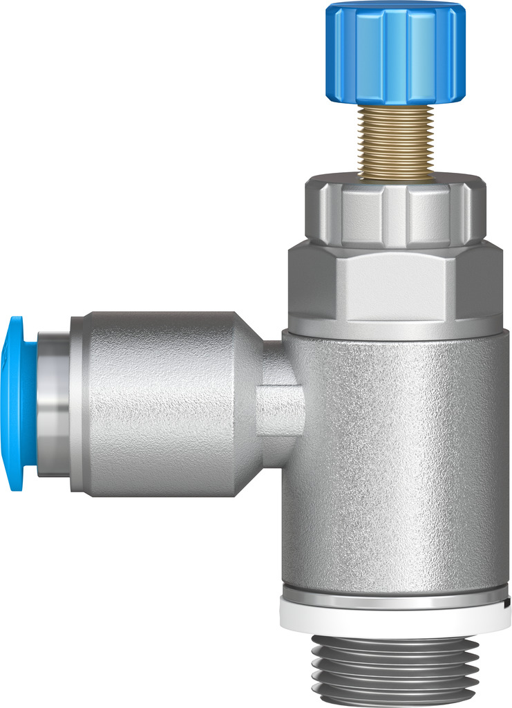 One-way flow control valve GRLA-1/4-QS-6-RS-D | Festo USA