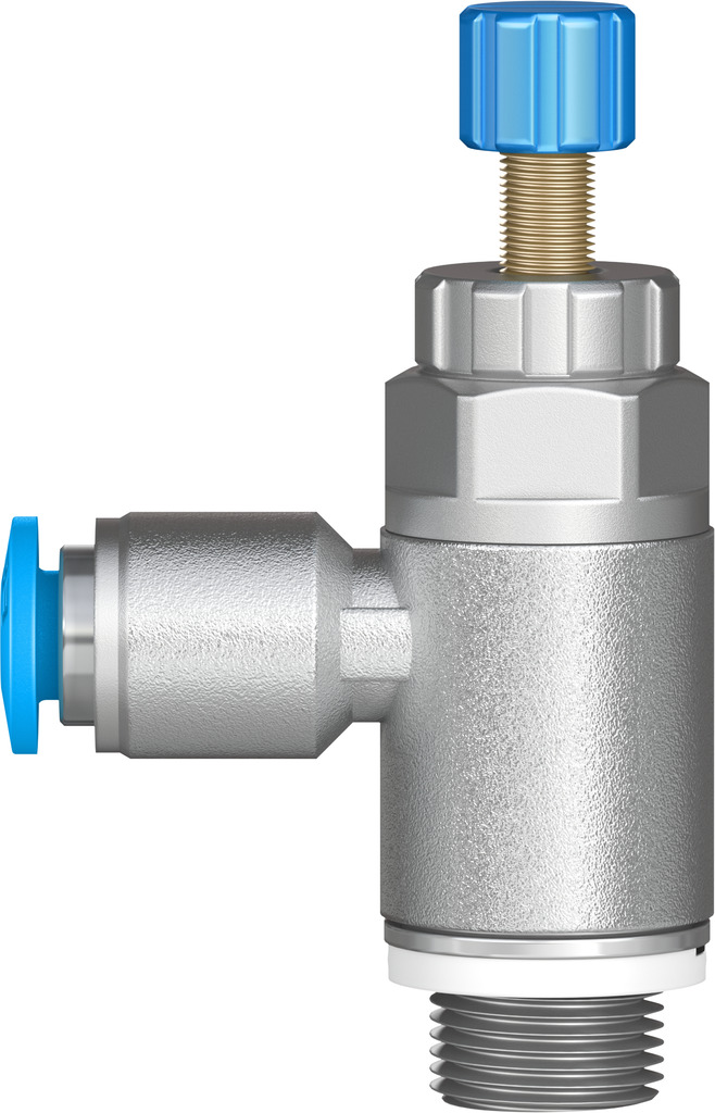 One-way flow control valve GRLA-1/8-QS-4-RS-D | Festo USA