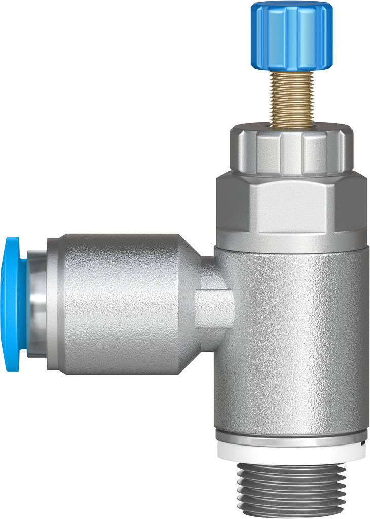 One-way flow control valve GRLA-1/8-QS-6-RS-D | Festo USA