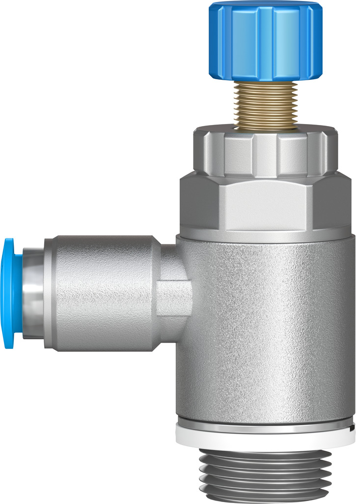 One-way flow control valve GRLA-3/8-QS-8-RS-D | Festo USA