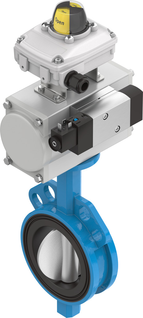 Buy Actuated butterfly valve KVZA online | Festo USA