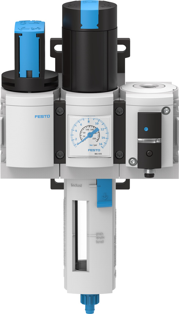 Air preparation combination unit MSB4-1/4:C3:J1:F12-WP | Festo USA