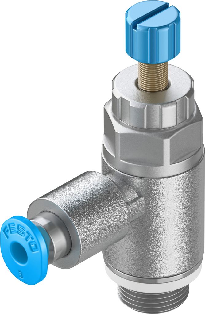 One-way flow control valve GRLA-1/8-QS-3-RS-D | Festo USA