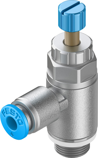 One-way flow control valve GRLA-1/8-QS-4-RS-D | Festo USA